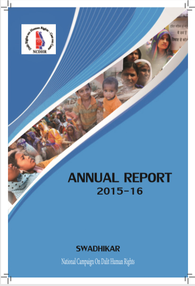 Annual Reports – National Campaign on Dalit Human Rights