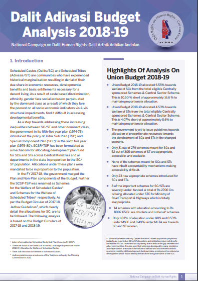 DAAA – Publications – National Campaign on Dalit Human Rights